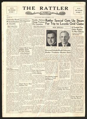 "The Rattler (Volume 20, Issue 1)" by St. Mary's University