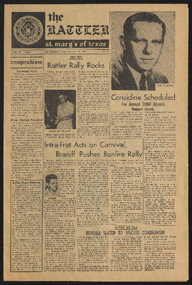 "The Rattler (Volume 45, Issue 4, Edition 1)" by St. Mary's University