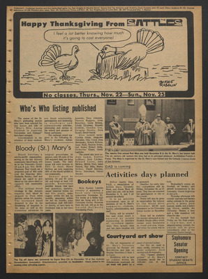 "The Rattler (Volume 58, Issue 6, Edition 1)" by St. Mary's University