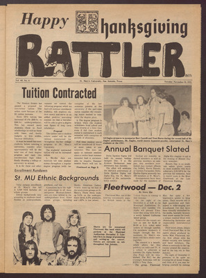"The Rattler (Volume 60, Issue 6, Edition 1)" by St. Mary's University